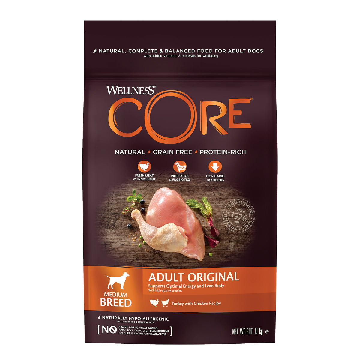 Wellness CORE Adult Original Turkey and Chicken – Wellness CORE Breeder ...